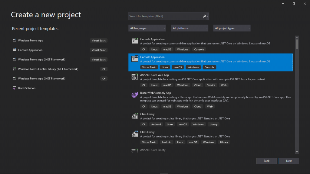 Membuat Project Console Visual Studio Sederhana - Neicy Techno