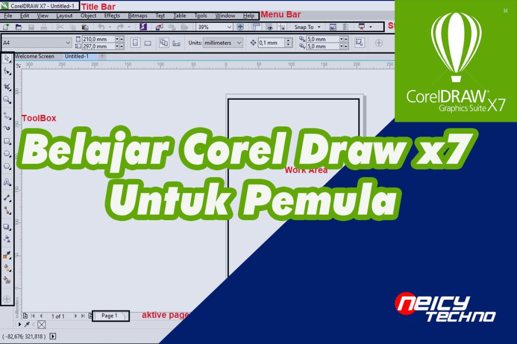 Tutorial Belajar Corel Draw x7 Untuk Pemula