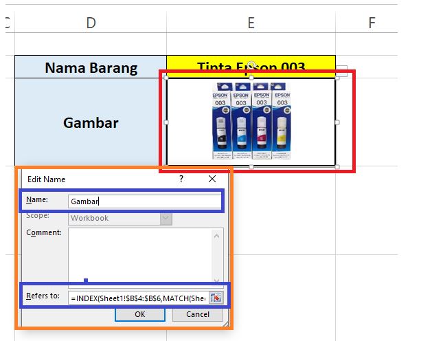 Cara Mencari dan Menampilkan Gambar Secara Otomatis di Excel - Neicy Techno Cara Mencari dan Menampilkan Gambar Secara Otomatis di Excel - Neicy Techno